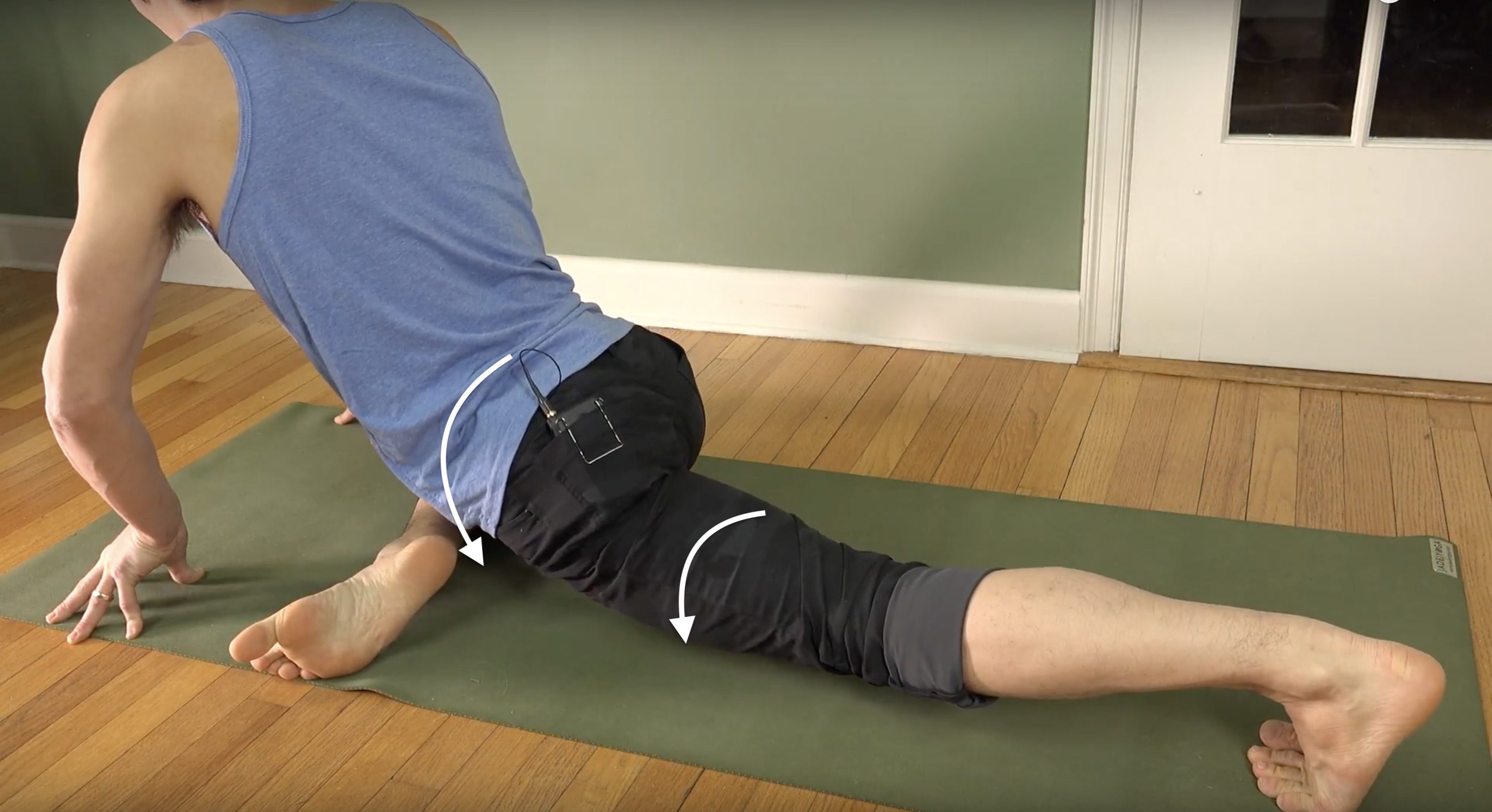 Pigeon Without Knee Pain - THEYOGIMATT