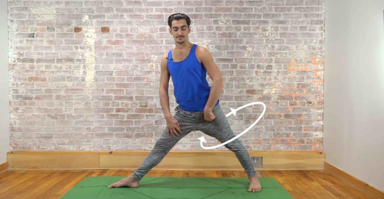 Triangle Pose: Trick to Avoid Hip Impingement - THEYOGIMATT