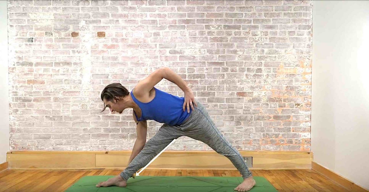Triangle Pose: Trick to Avoid Hip Impingement - THEYOGIMATT