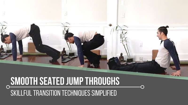Smooth Seated Jump Throughs - THEYOGIMATT