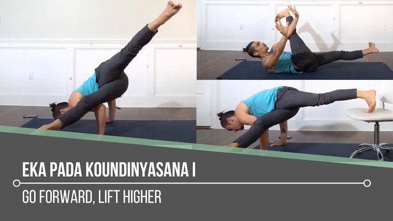 Dwi Pada Koundinyasana Variations