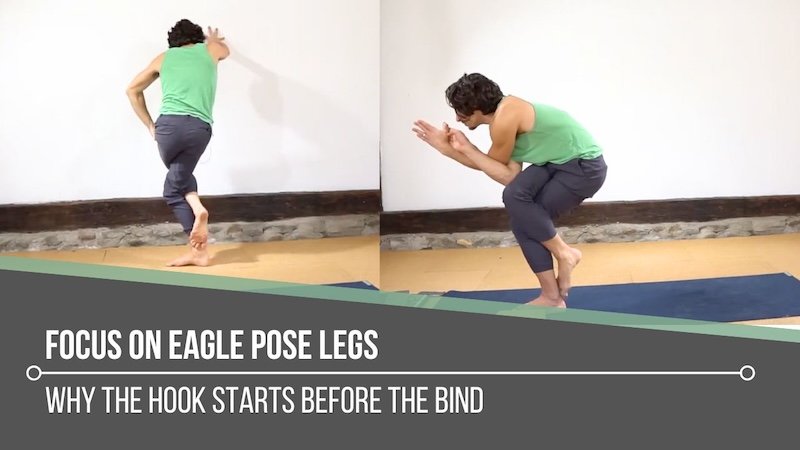 Focus On Eagle Pose Legs - THEYOGIMATT